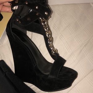 Shoes | Very Sexy Black High Wedges | Poshmark